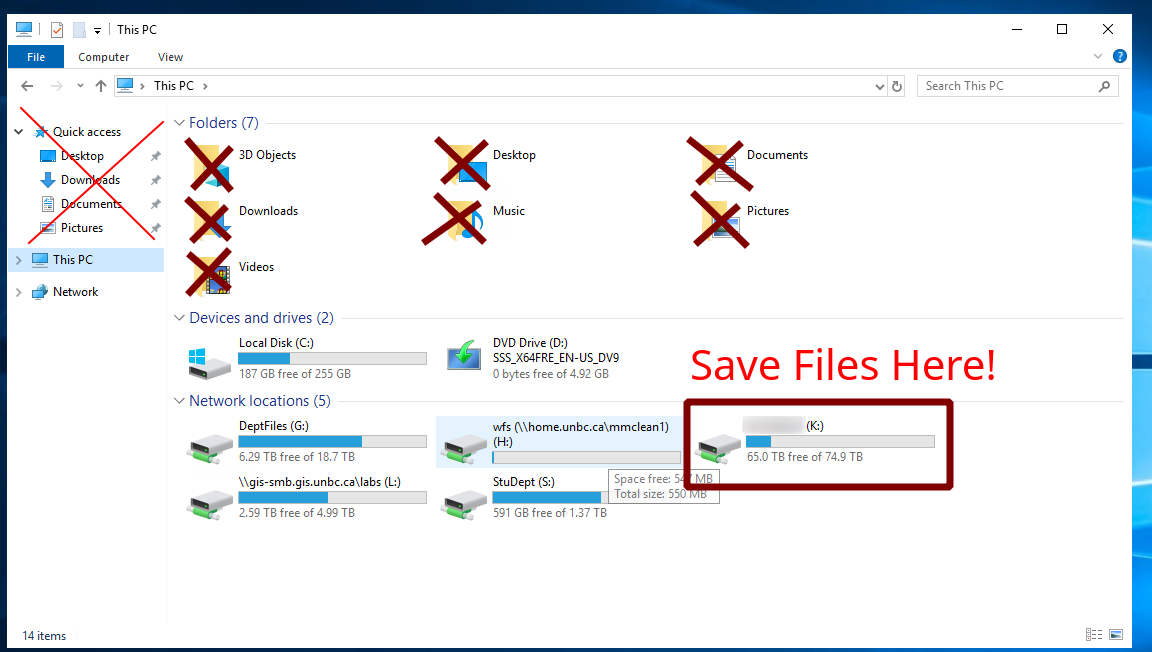 GIS Filesystem – UNBC GIS Lab