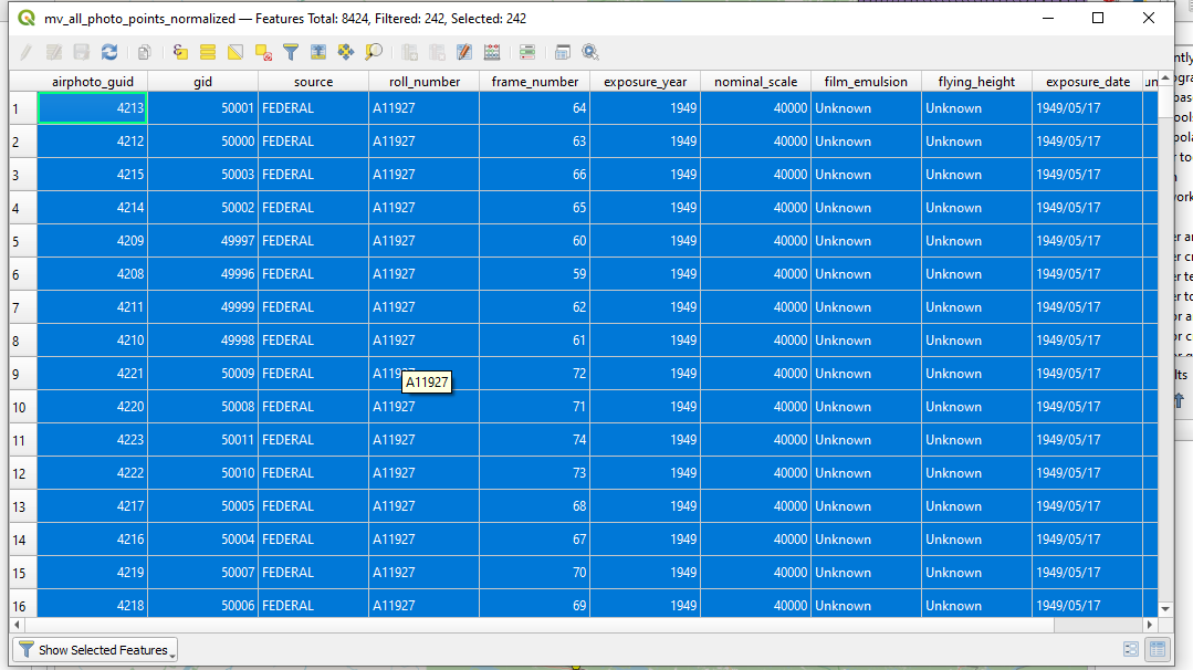 Access UNBC Air-photo Collection – UNBC GIS Lab