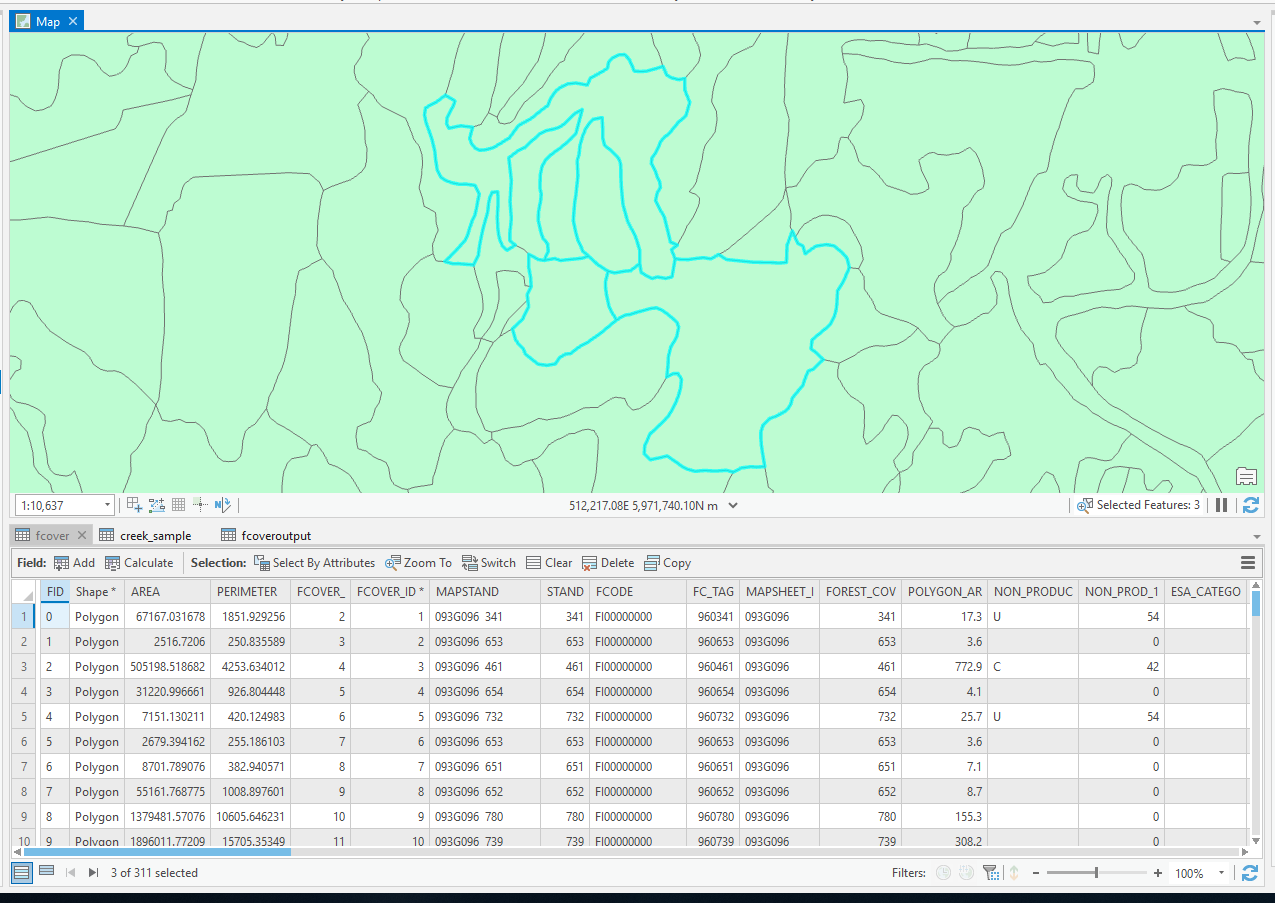 Lab 03 – Vector Analysis – UNBC GIS Lab