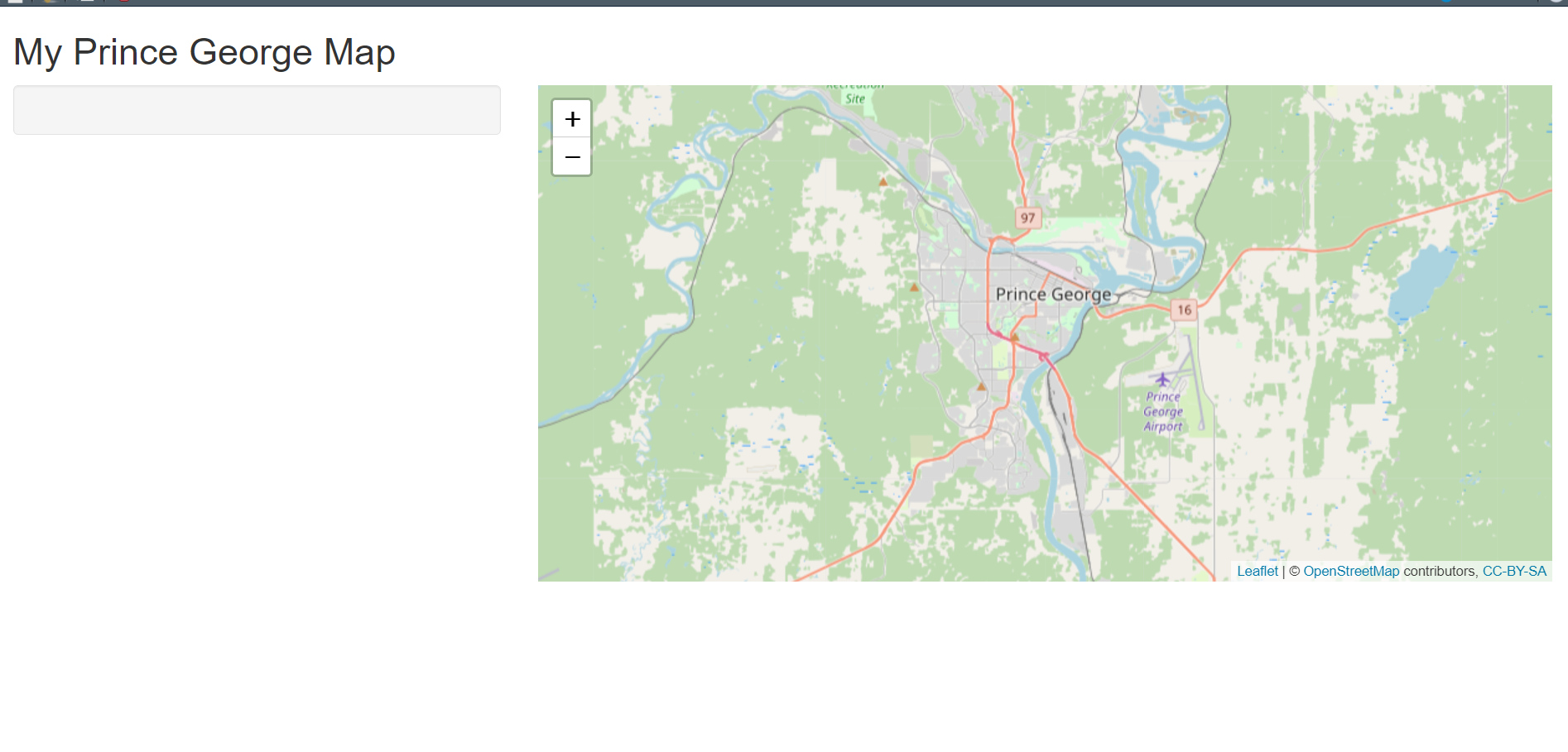 Lab 05 | Web mapping with Leaflet – UNBC GIS Lab